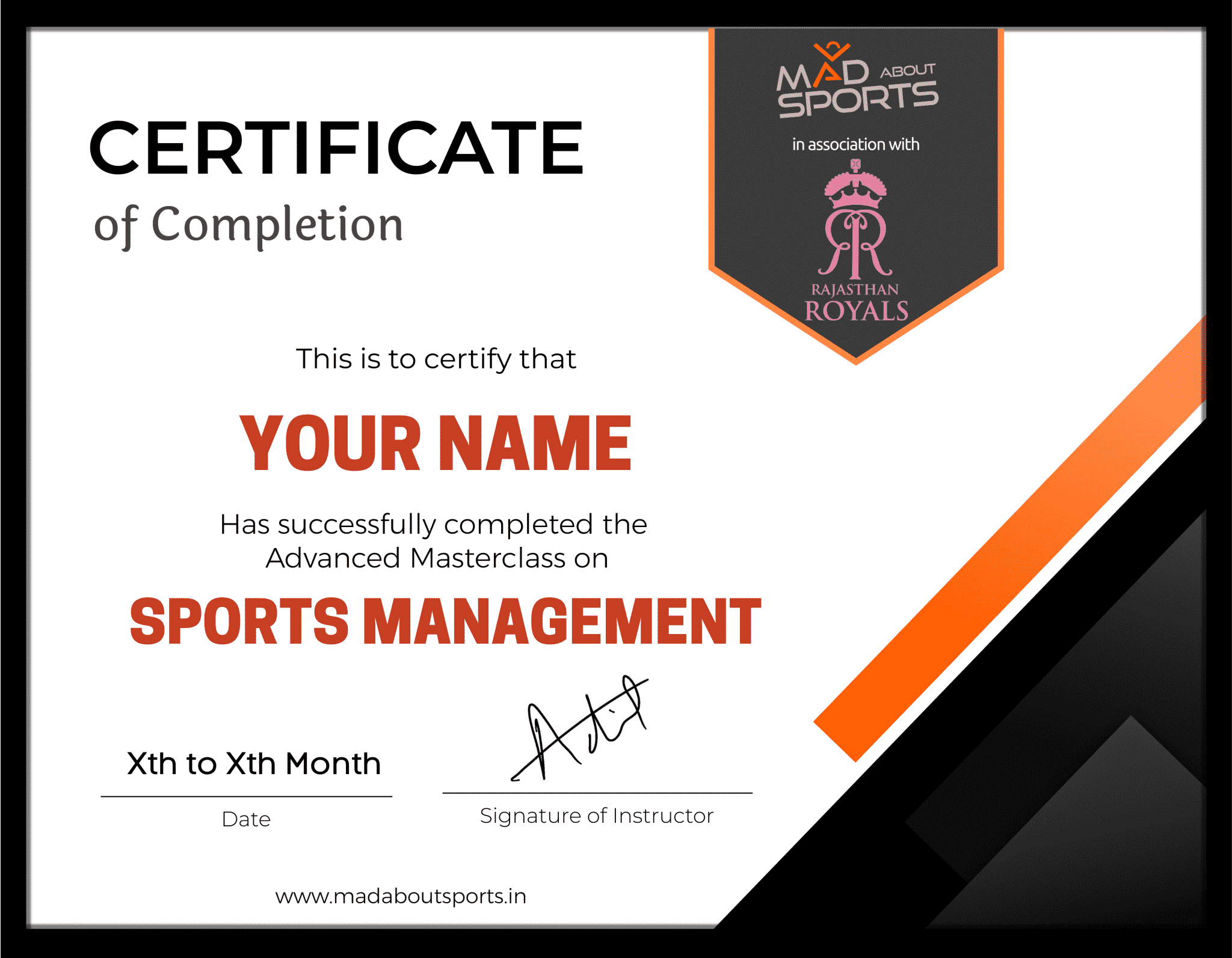 The Sports Management Masterclass - Mad About Sports